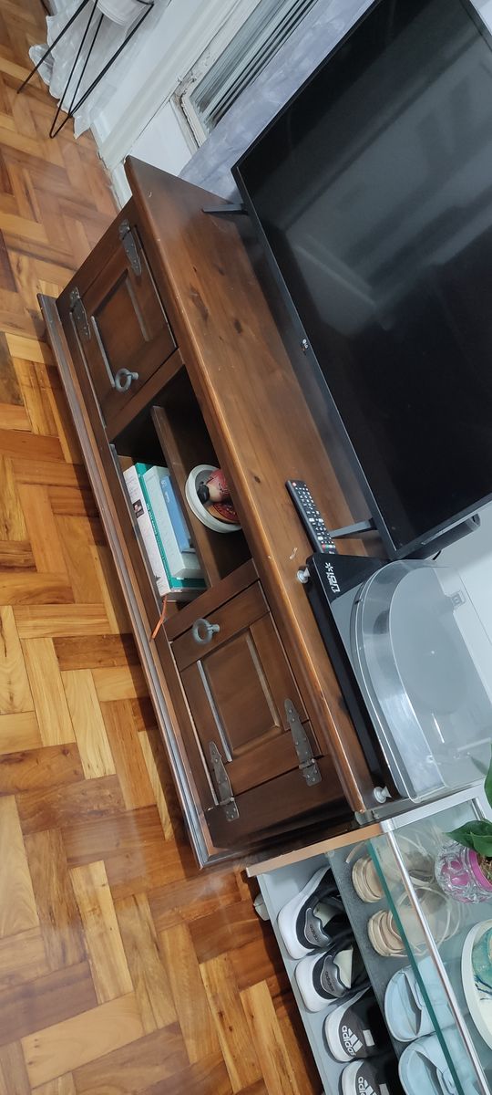 Rack Madeira Maciça | Rack Usado 84765995 | enjoei