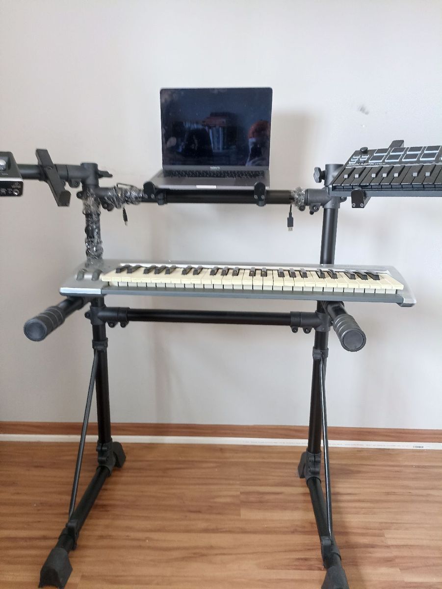 Rack para Teclado Controlador e Notebook Vk-100 Custom | Item de Música ...