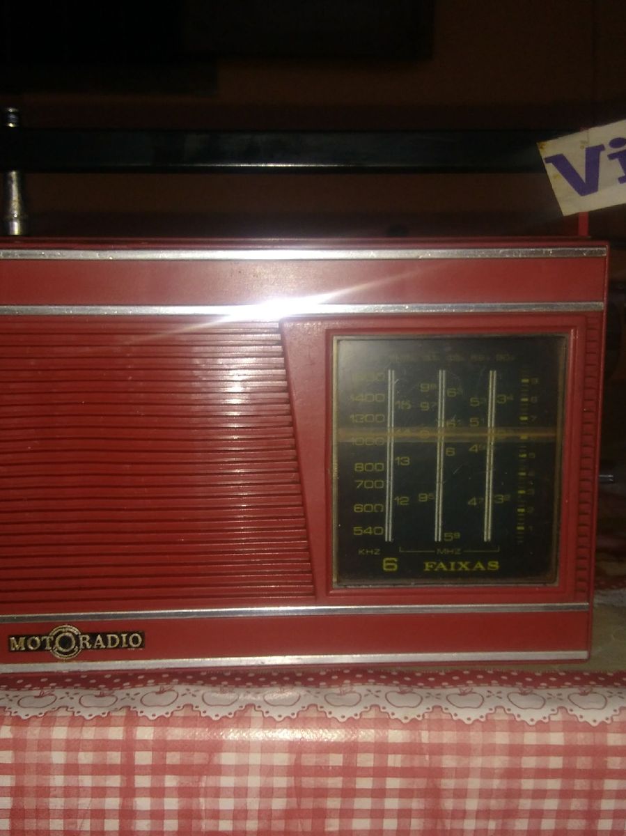 Rádio Antigo Motoradio 6 Faixas | Móvel de Antiquário Motoradio Usado ...