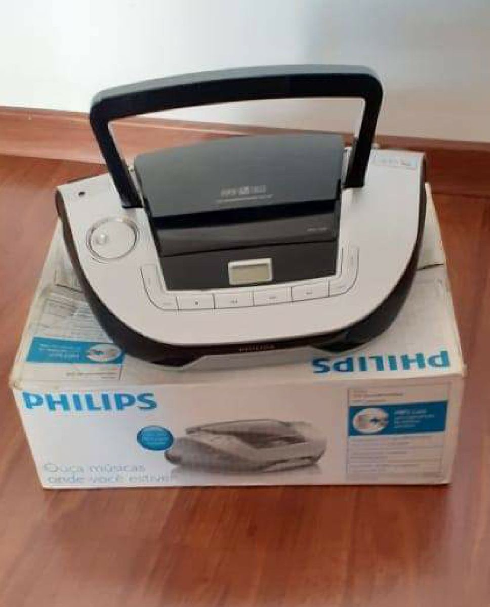 Rádio Cd Player Portátil Philips Az1137 C/ Mp3 - 2 W Rms | Item de ...