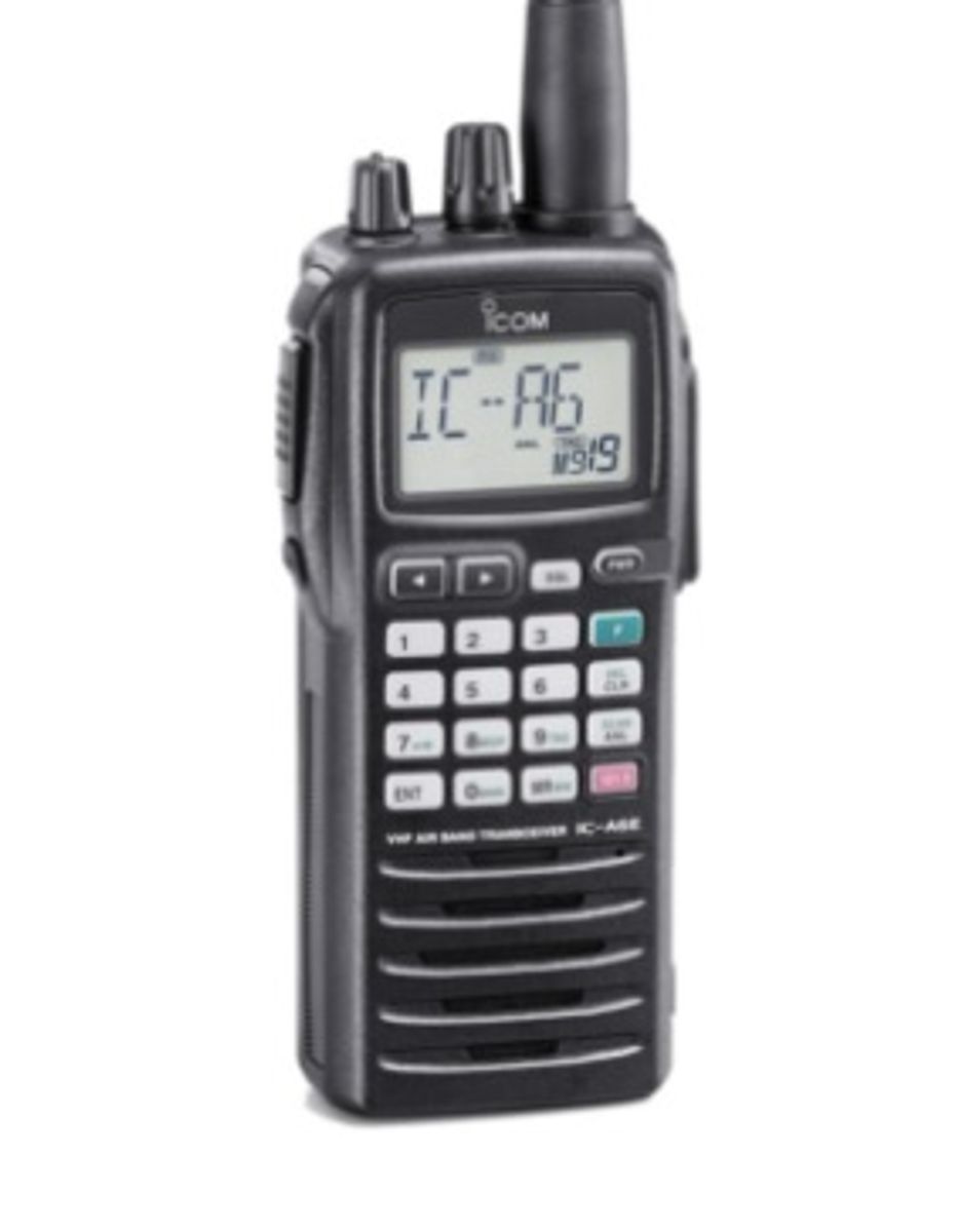 Rádio Icom Ic-a6 Transceptor Vhf-am Aeronáutico Portátil * sem Carregador * | Celular Icom Usado ...