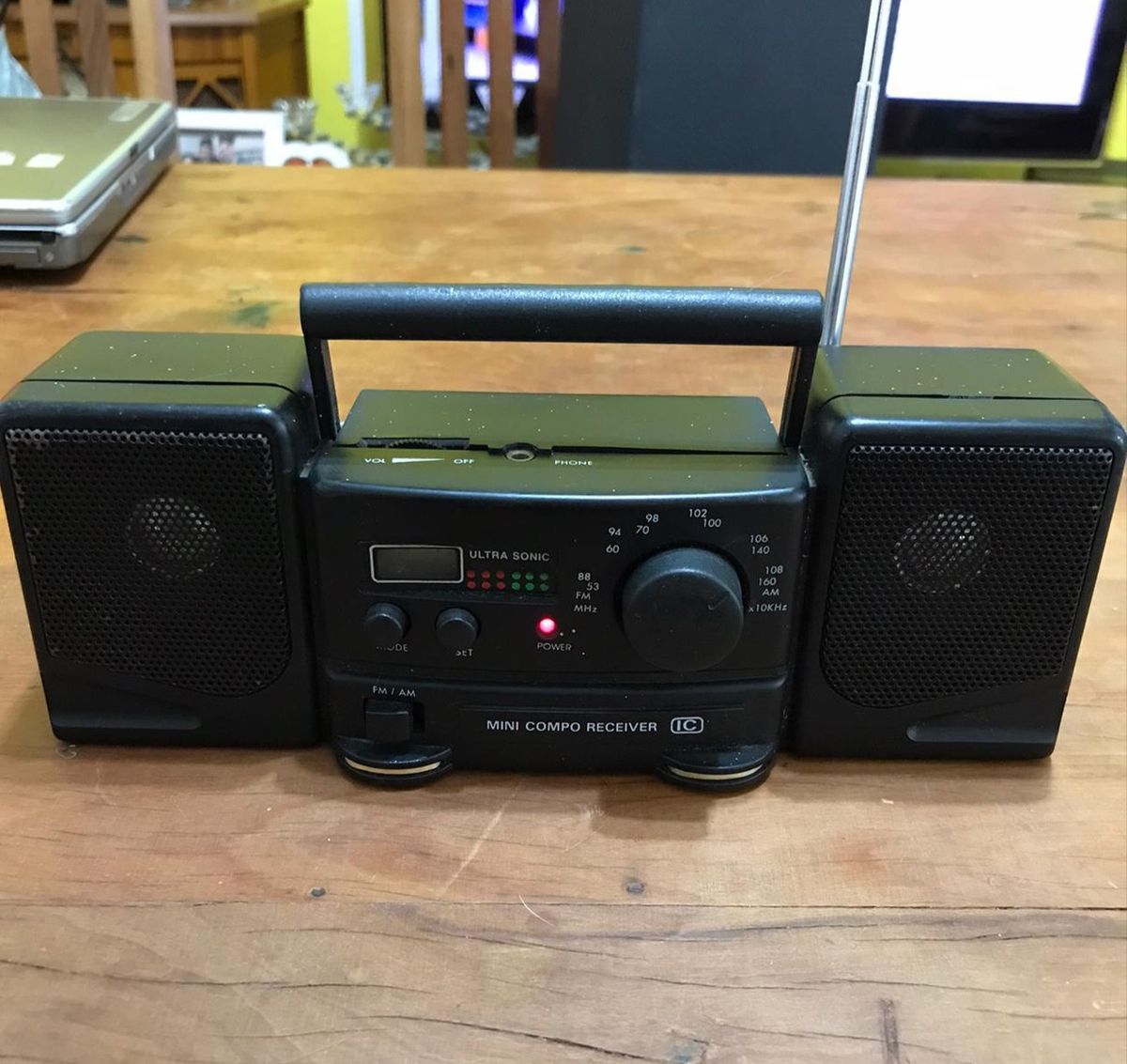 Rádio Mini Compo Receiver Ultra Sonic | Produto Vintage e Retro Ultra ...