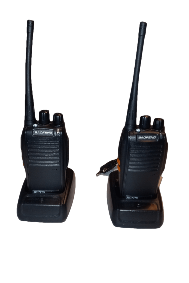 Rádio Oktok 6km Distância 02 Unidades Walkie-talkie Uhf Vhf com Fone de ...