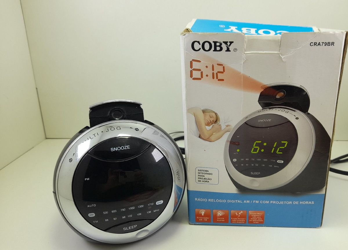 Rádio Relógio Coby | Item Info & Eletro Coby Usado 74564998 | enjoei