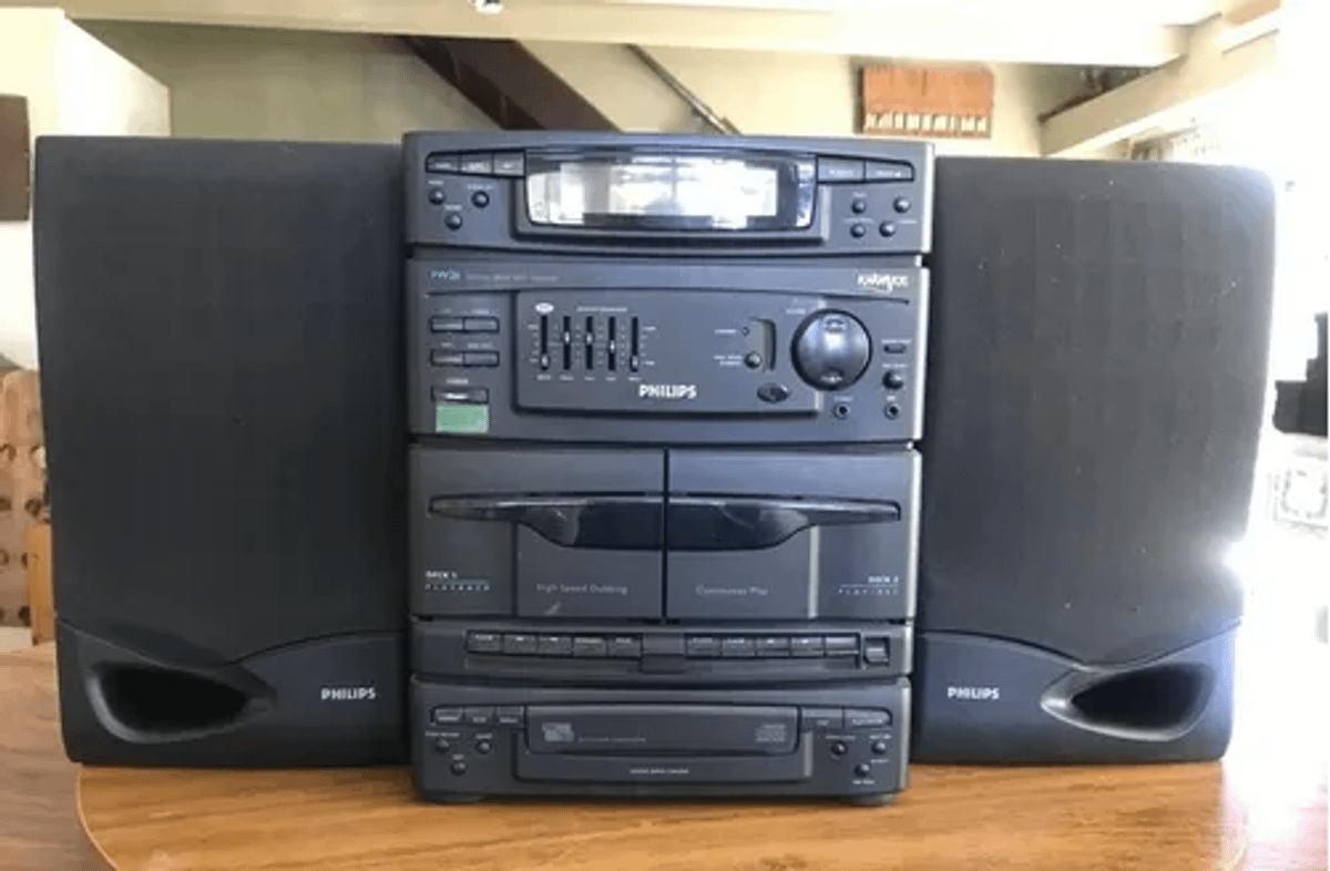 Rádio Stereo Mini Hifi System - Fw26 com Controle | Item de Música ...