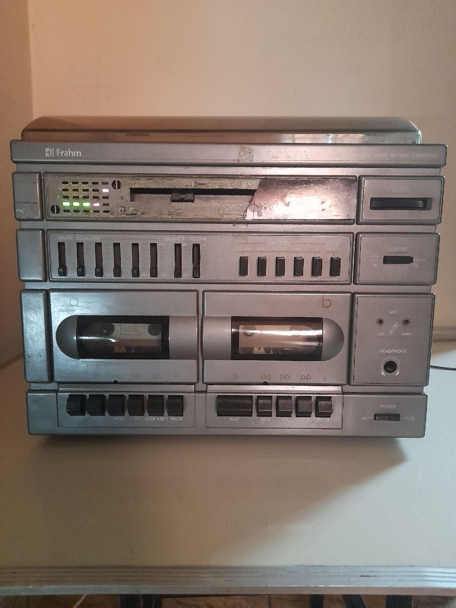 Rádio Três em Um da Marca ( Frahm Eletrônica Ltda ) | Produto Vintage e ...