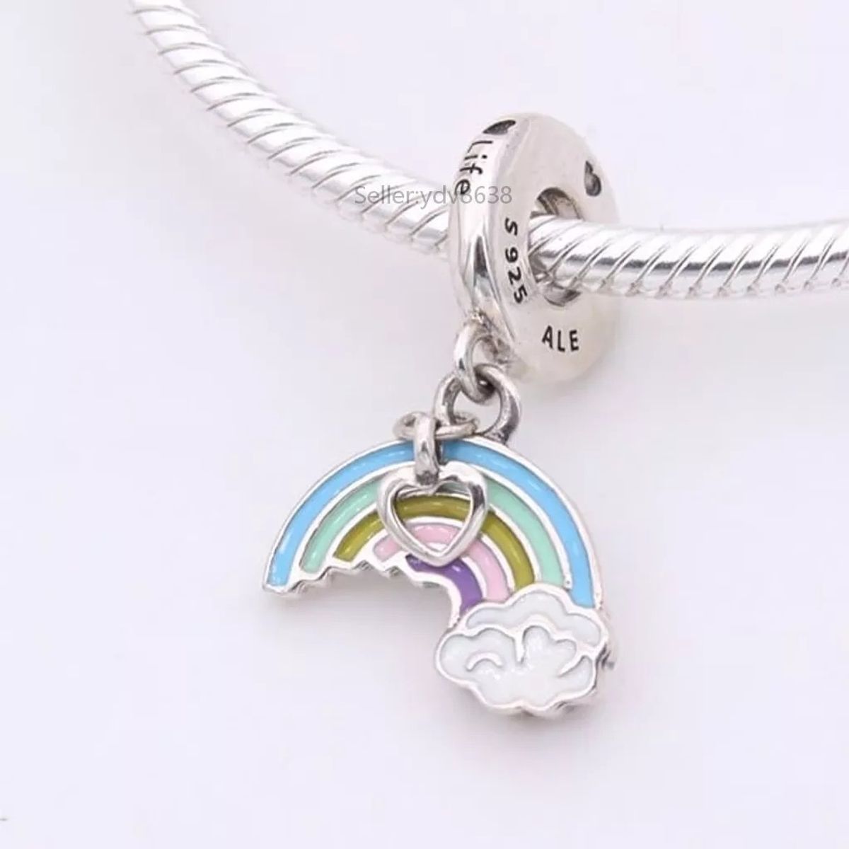 Rainbow & Cloud Dangle Charm | Jóia Feminina Pandora Nunca Usado ...