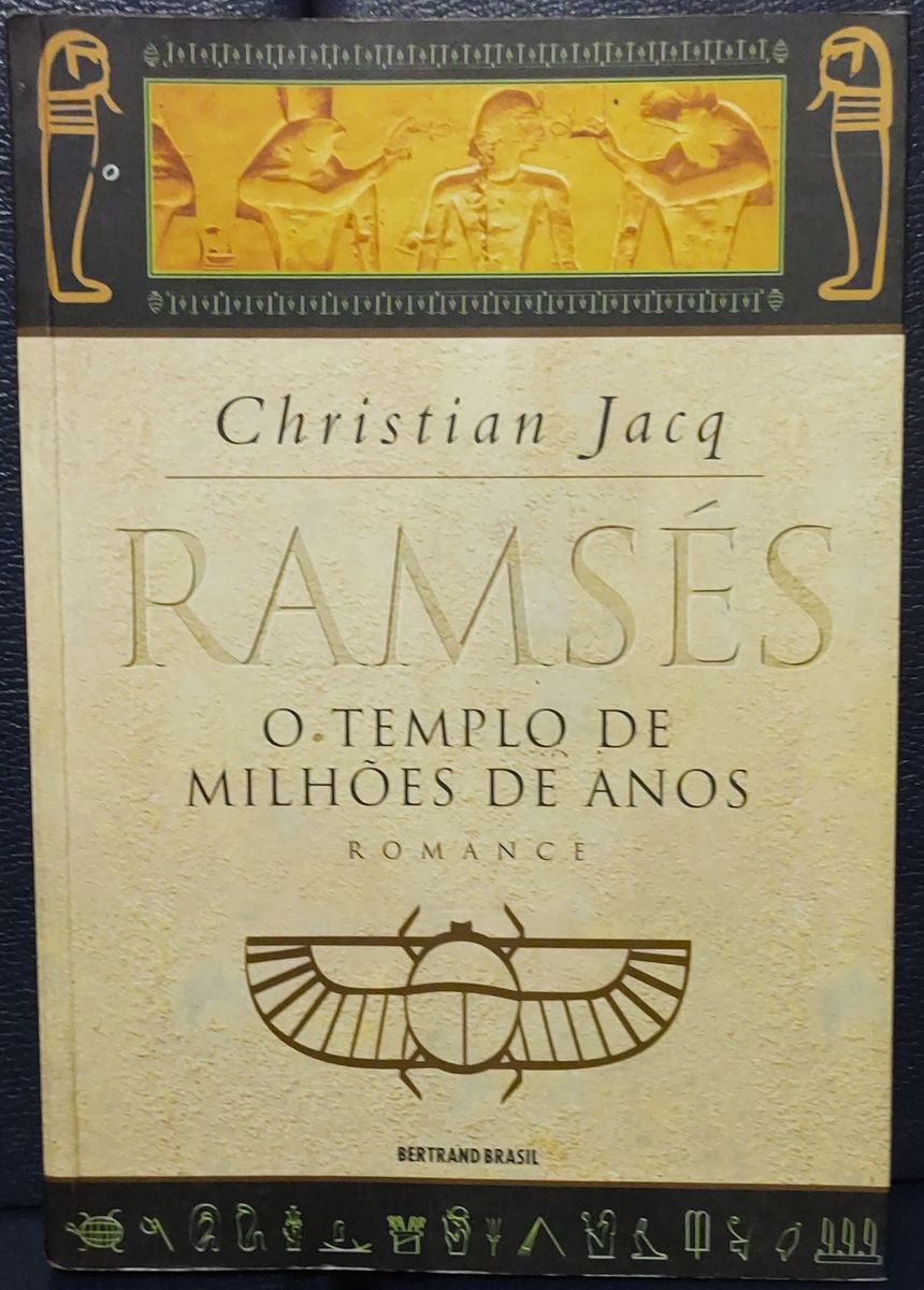 Ramsés - O Templo de Milhões de Anos - Christian Jacq - Romance | Livro ...