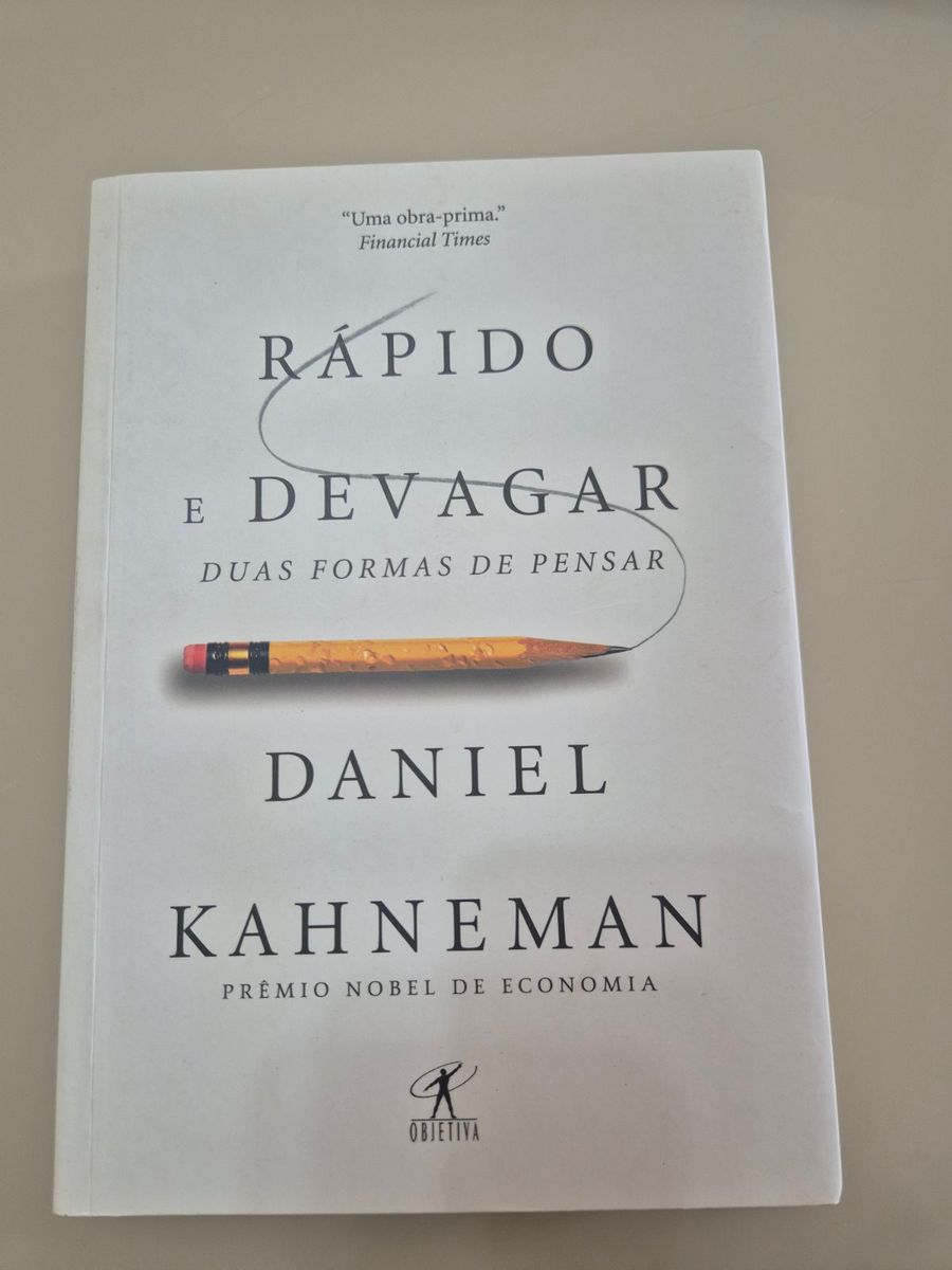 Rápido e Devagar: Duas Formas de Pensar | Livro Objetiva2 Usado ...