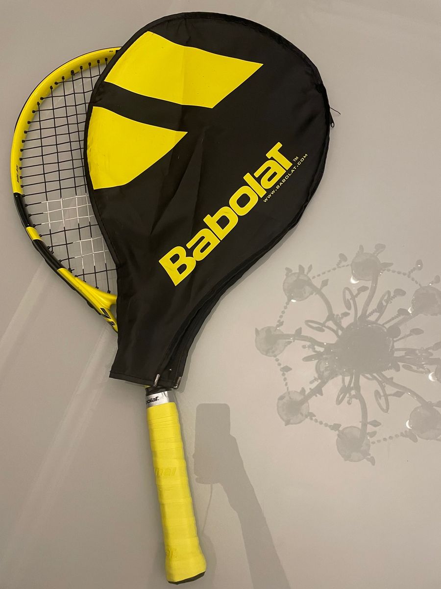 Raquete Babolat Juvenil, Praticamente Zero! Usada em 2 Aulas por 45 Minutos. | Roupa Esportiva ...
