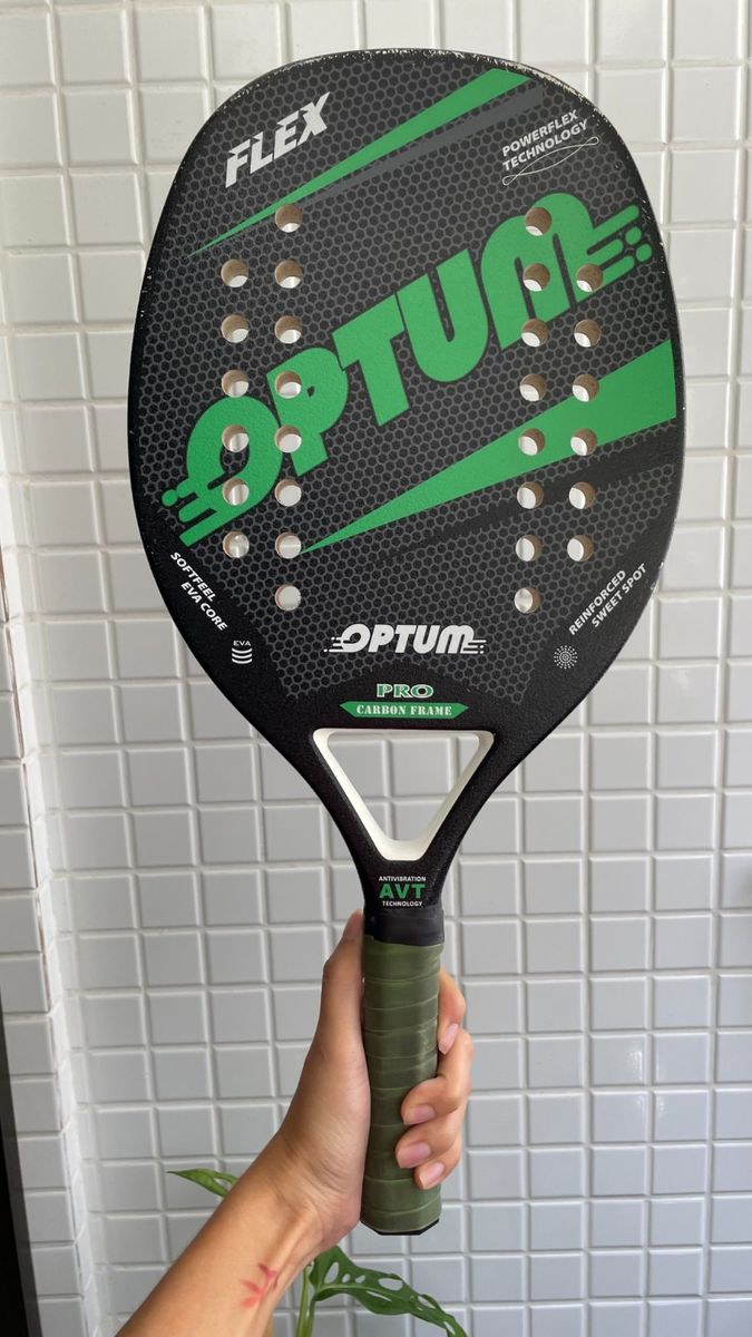 Raquete Beach Tennis Optum Flex Pro | Item p/ Esporte e Outdoor Optum ...