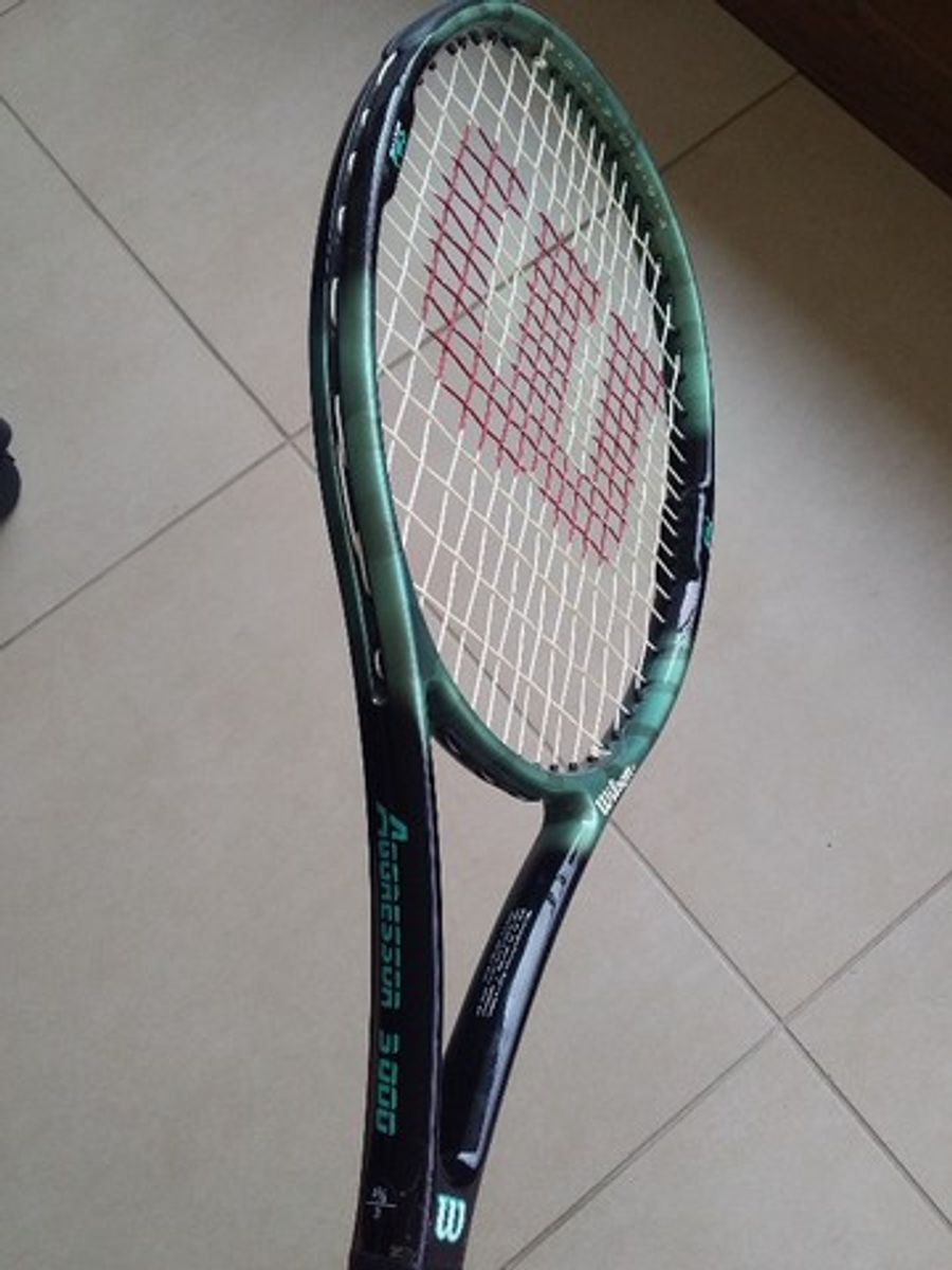 Raquete de Tênis Wilson Agressor L3 Graphite 3000 Pws - Usada | Item p ...