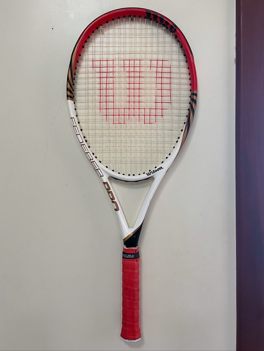 Raquete de Tênis Wilson Federer Pro | Item p/ Esporte e Outdoor Wilson ...