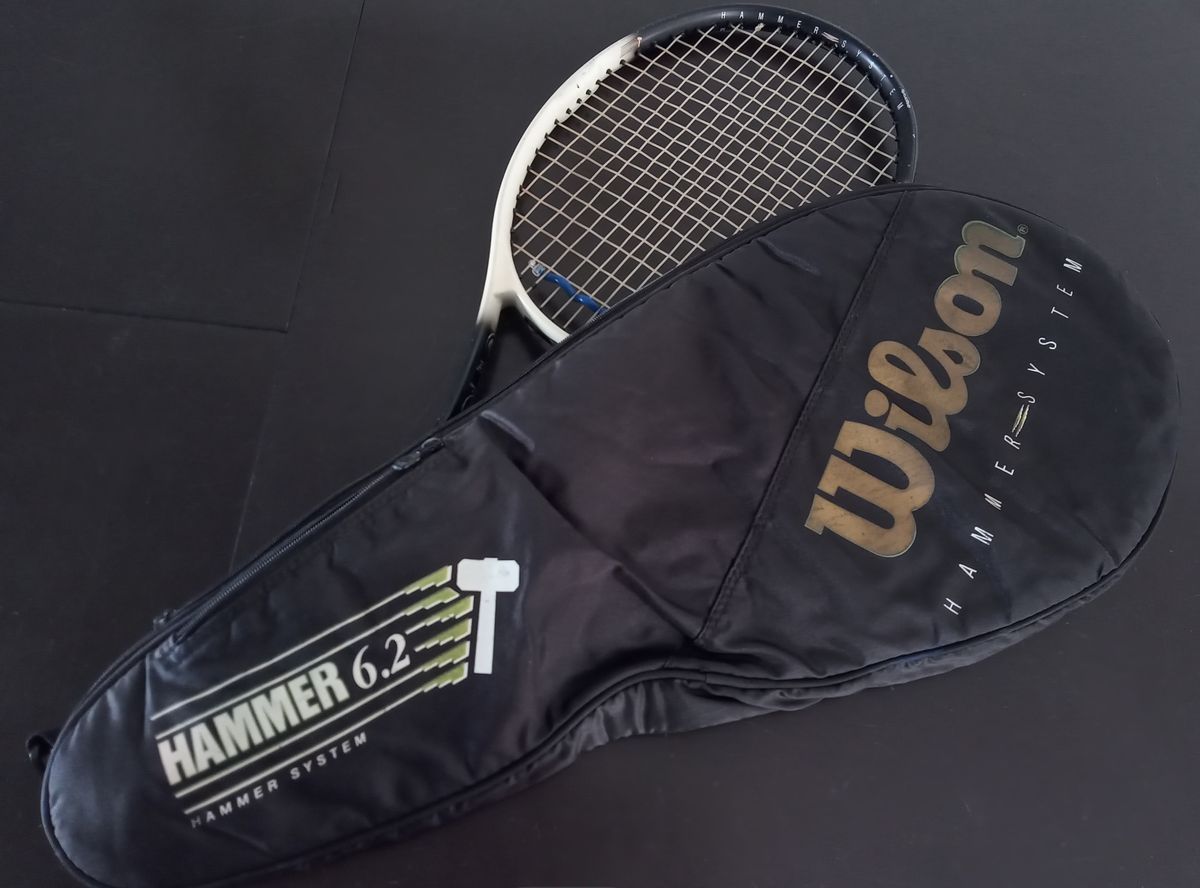 Raquete de Tênis Wilson Hammer 6.2 Branca | Item p/ Esporte e Outdoor ...