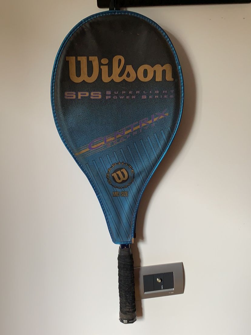 Raquete de Tênis Wilson Superlight Mid Size Centrix Grafite | Item p ...