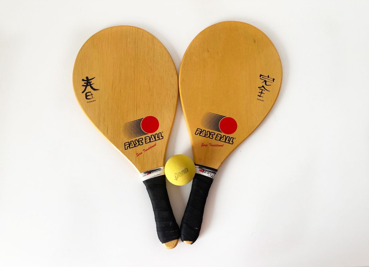 Raquete Frescobol Fastball | Item p/ Esporte e Outdoor Fastball Usado ...