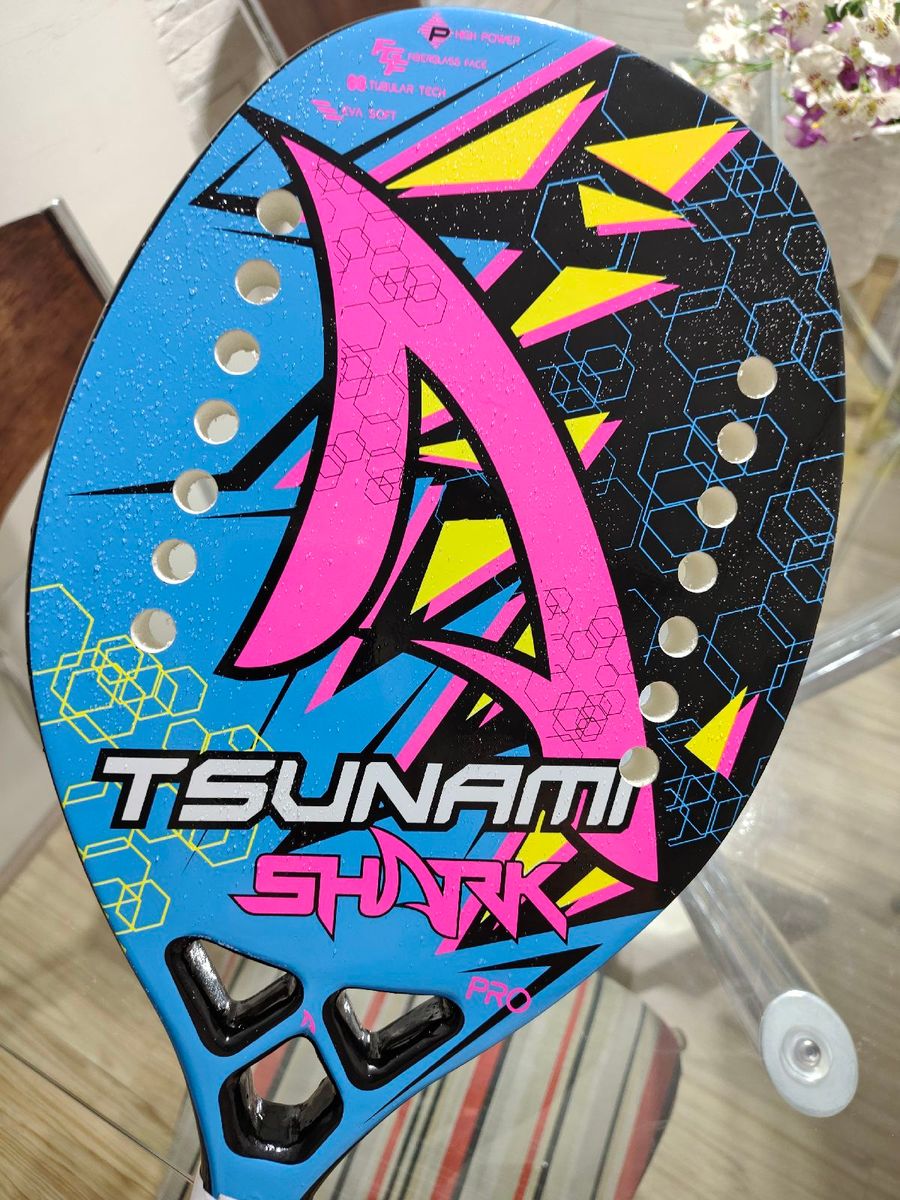 Raquete Shark Tsunami | Item p/ Esporte e Outdoor Shark Usado 119838171 ...