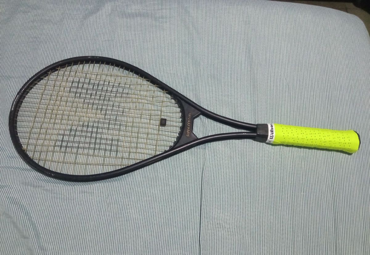 Raquete Tênis Master Metalplas Super Century,original,empunhadura Sl4 ...