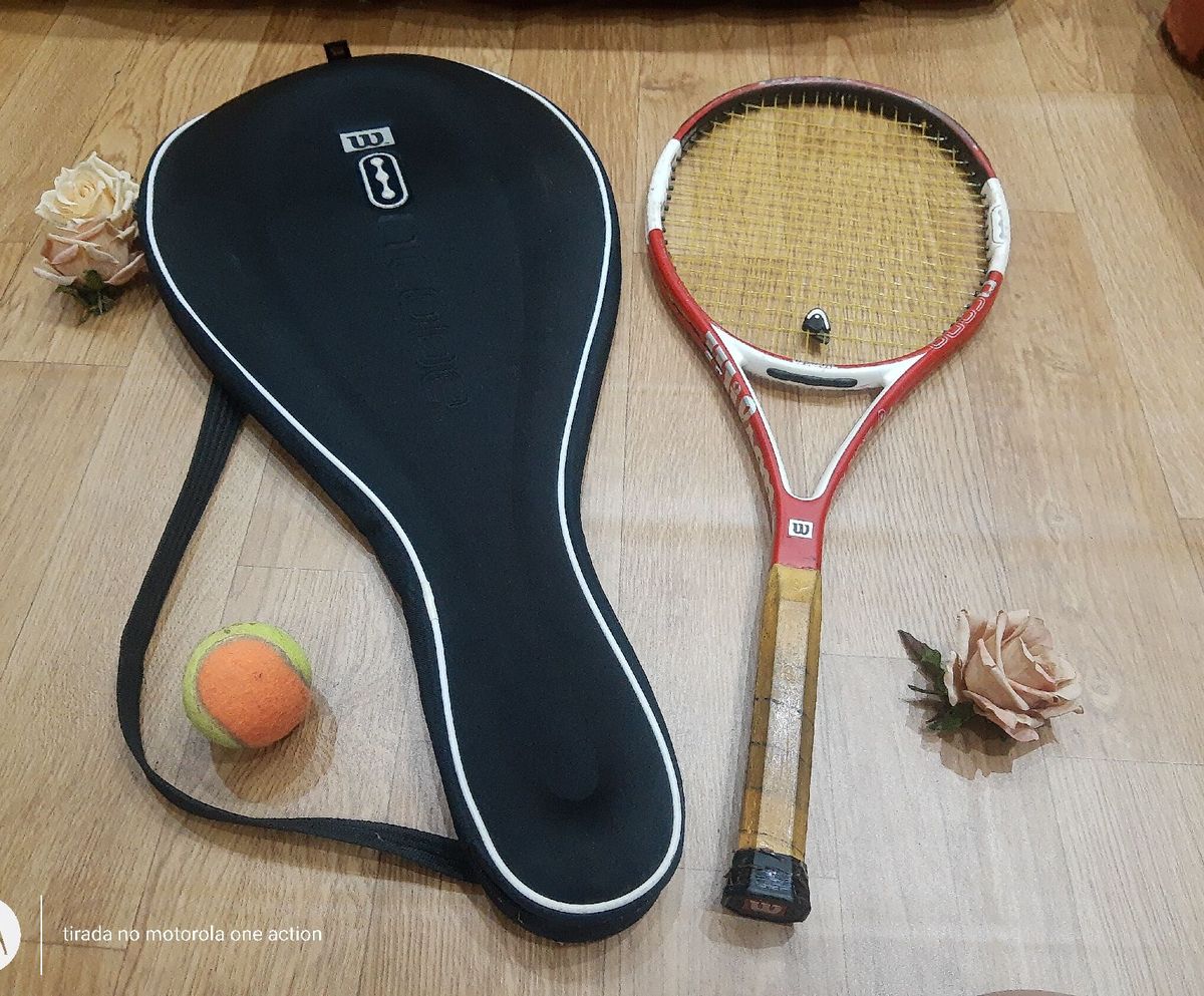 Raquete Wilson Pro Staff Ncode Six-one Team | Item p/ Esporte e Outdoor ...