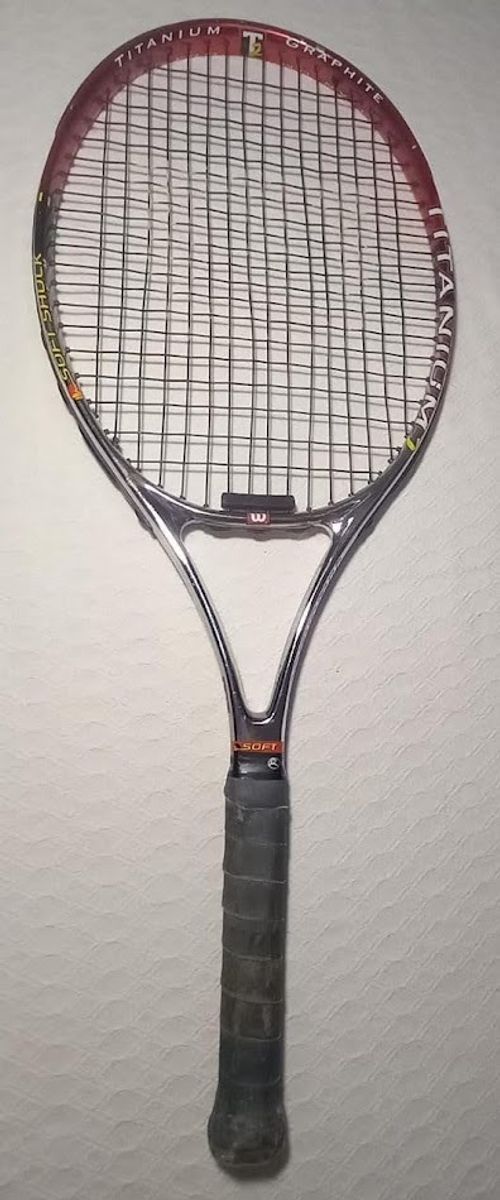 Raquete Wilson Titanium2 Soft Chock, Grip 3 | Item p/ Esporte e Outdoor ...