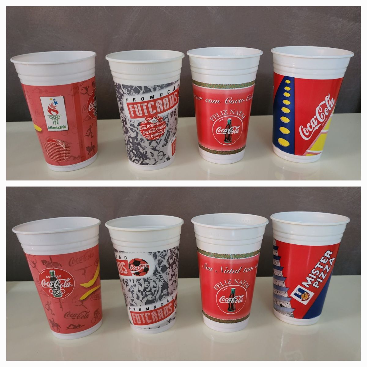 Rara Coleção de Copos da Coca-cola Anos 90 | Cacareco Coca Cola Usado ...