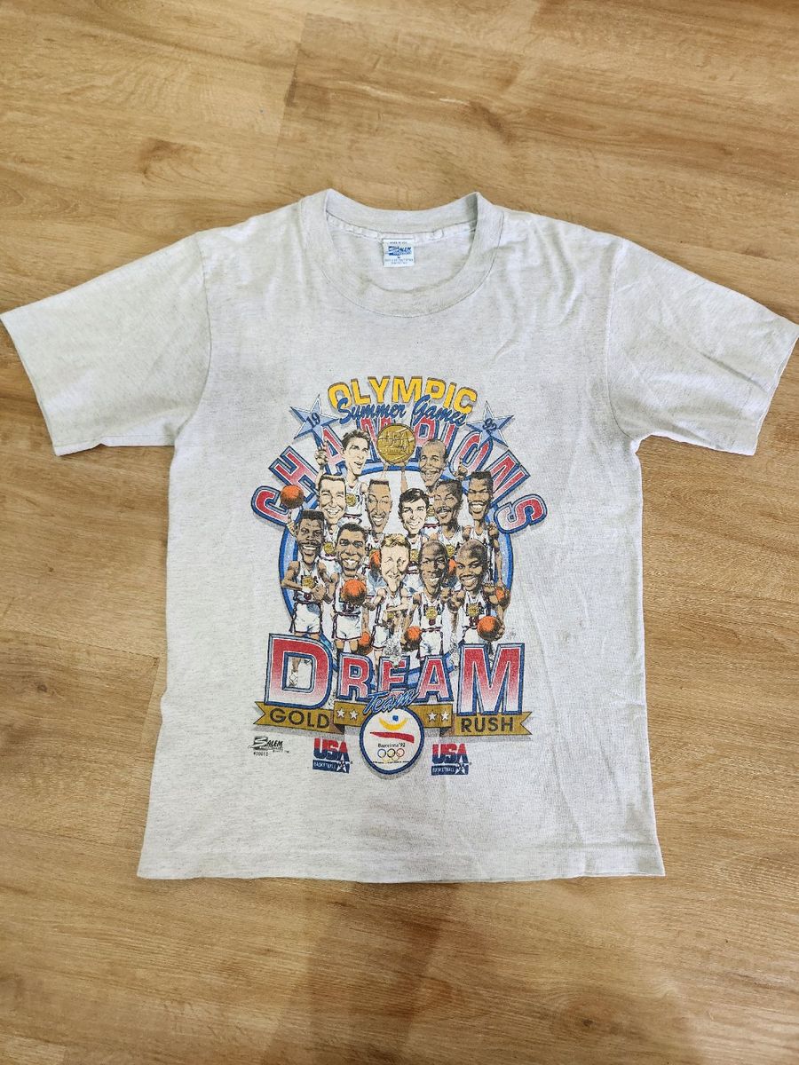 Raridade! Camiseta N° 16 Dream Team Usa 92 Basquete (jordan, Pippen ...