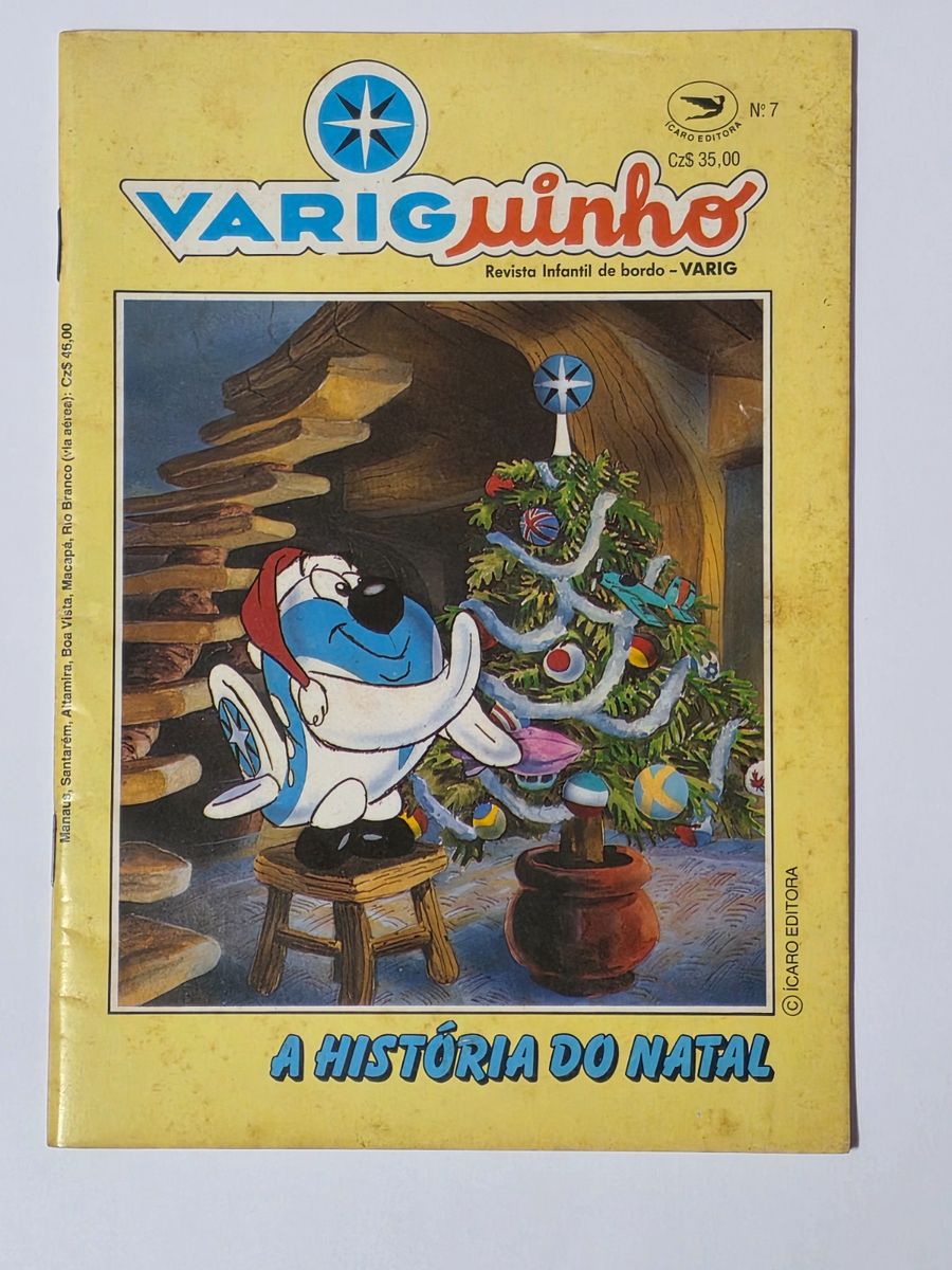 Raro Gibi Variguinho N° 7 a História do Natal 1987 | Livro Editora ...