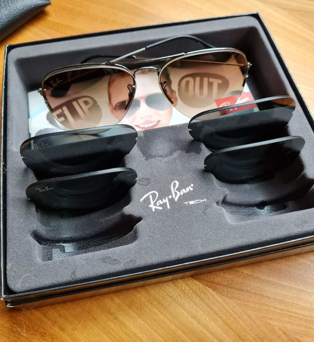 Ray Ban Flip Out 3 Óculos em 1 (3 Lentes Diferentes + Armação) | Óculos ...