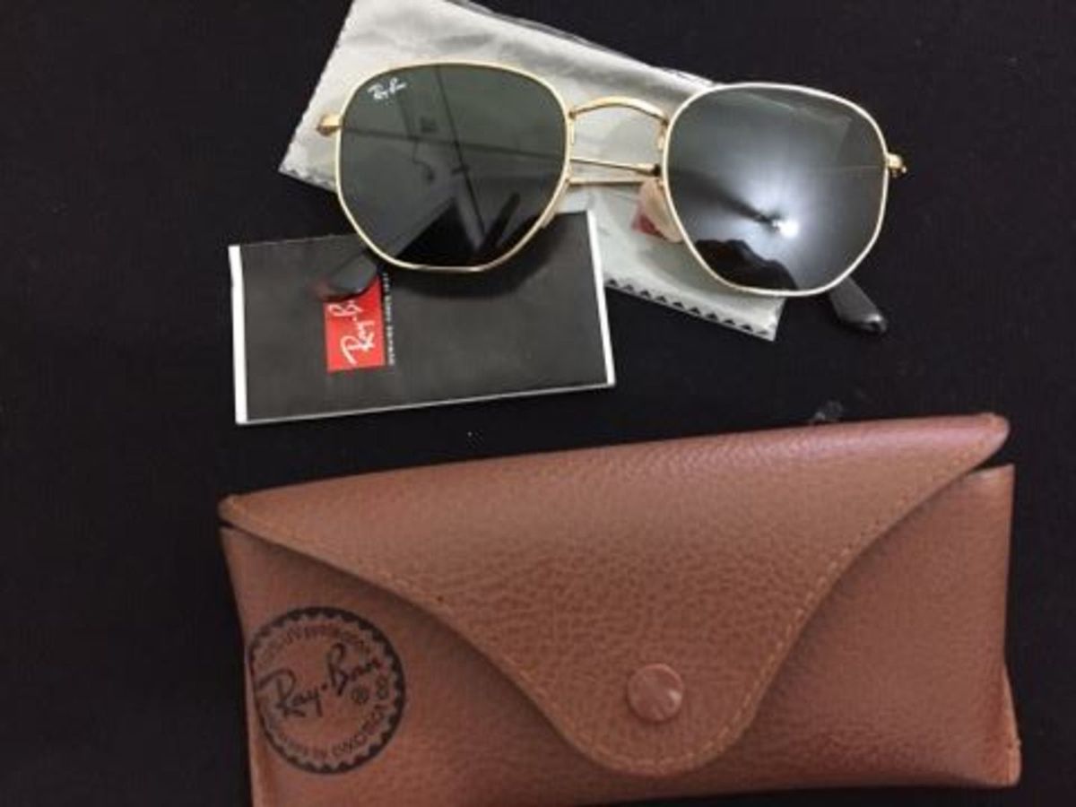 Ray Ban Hexagonal | Óculos Feminino Ray Ban Usado 22997638 | enjoei