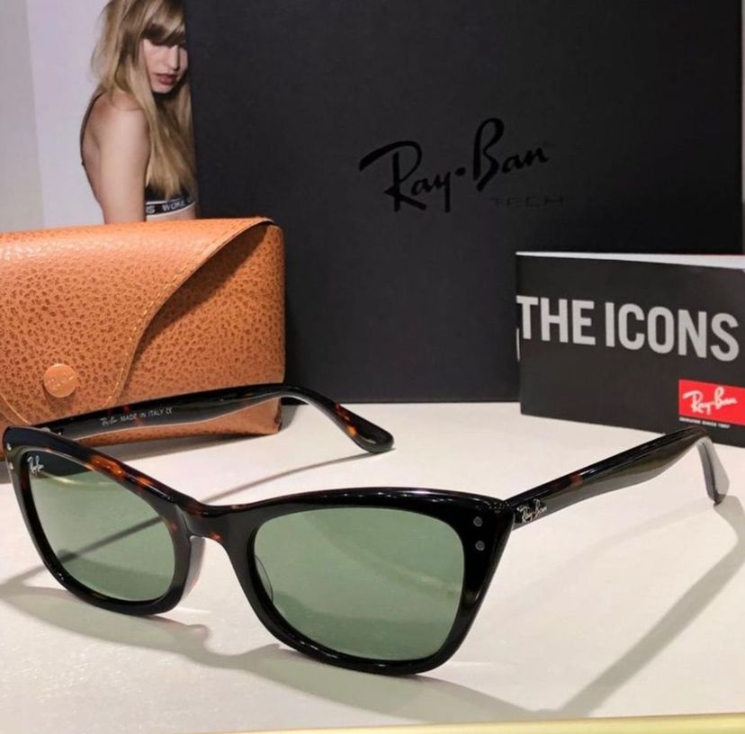 Ray-ban Lady Burbank Rb 2299 Tartaruga/verde G15 | Óculos Feminino Lady ...