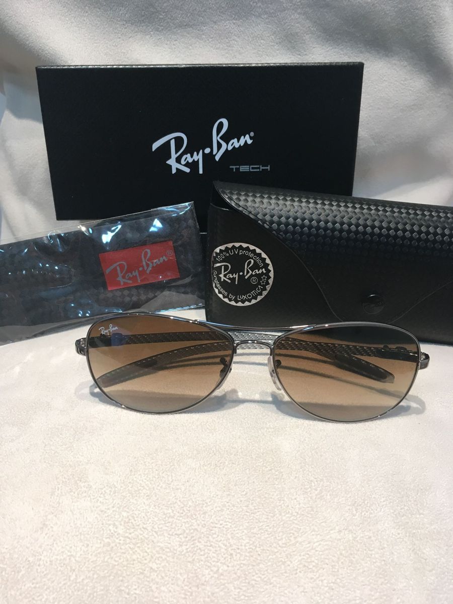 Ray Ban Tech 8301 Carbon | Óculos Feminino Ray Ban Nunca Usado 22900761 ...