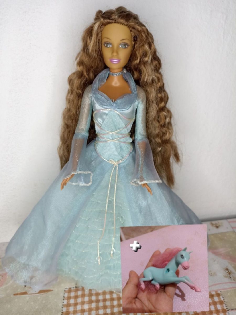 Rayla - Barbie Magia de Aladus + Mascote | Brinquedo Barbie Usado ...