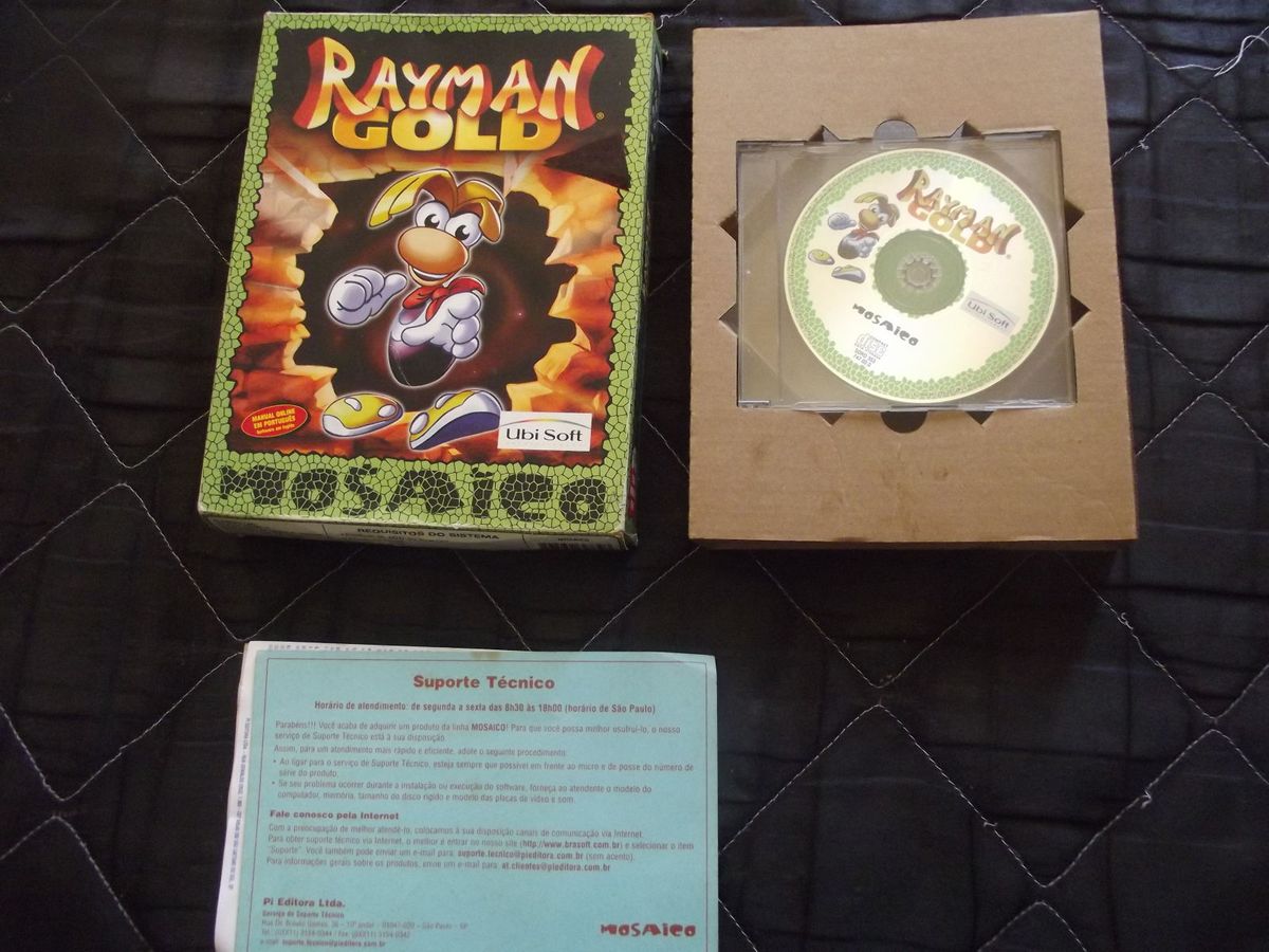 Rayman Gold Long Box Completo para Pc | Jogo de Videogame Pc Usado ...
