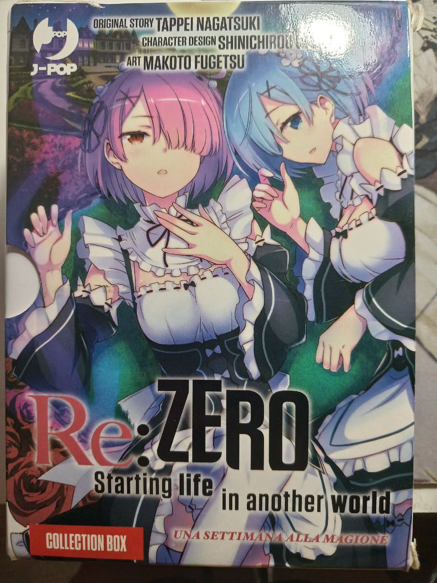 Re : Zero Box Mangás (5 Volumes) Edição Italiana | Livro J Pop Usado ...
