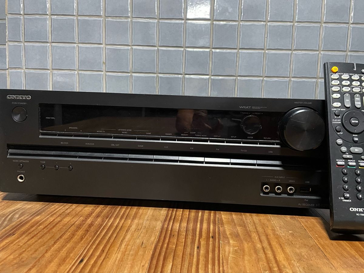 Receiver Onkyo Ht-r391 (retirada de Peças) | Item de Música Onkyo Usado ...