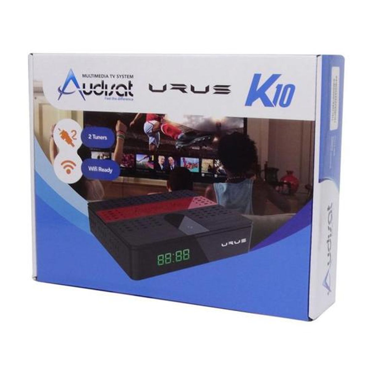 Receptor Audisat K10 Urus Sks Iks Dvb-s2 Semi-novo sem Detalhes | Item Info & Eletro Audisat ...