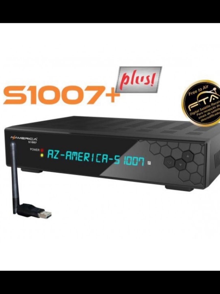Receptor Azamerica S1007 Plus 4k | TV e Display Azamerica Usado ...
