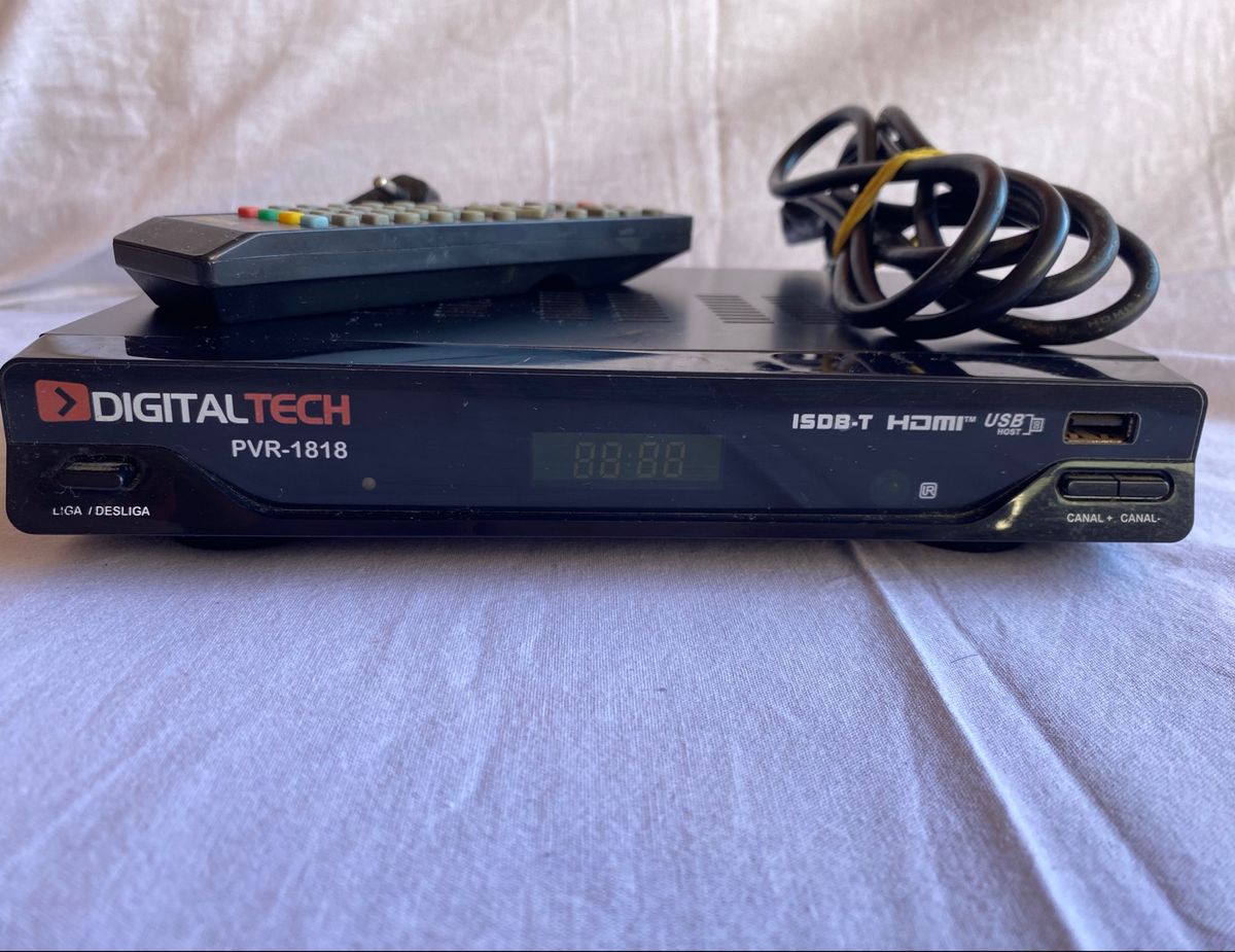 Receptor Digital Digital Tech Pvr 1818 | TV e Display U Tech Usado 85943586 | enjoei