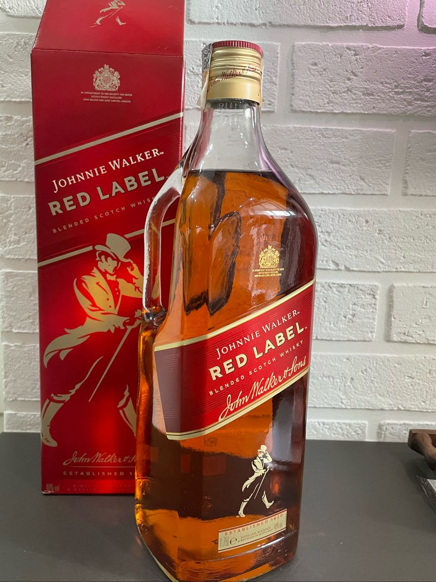 Red Label, 1750ml | Produto Masculino Johnnie Walker Nunca Usado ...