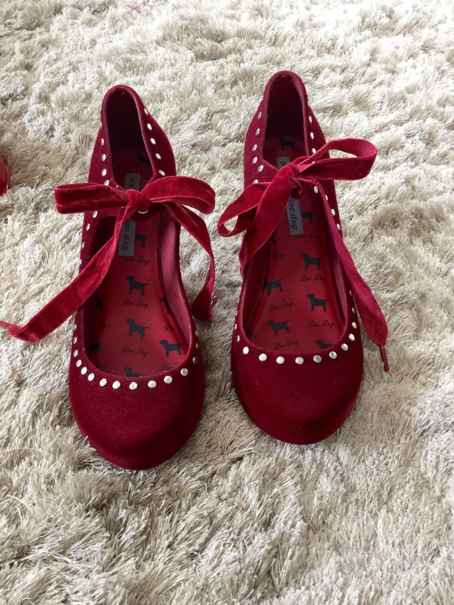 Red Velvet | Sapato Feminino Melissa Usado 2641680 | enjoei