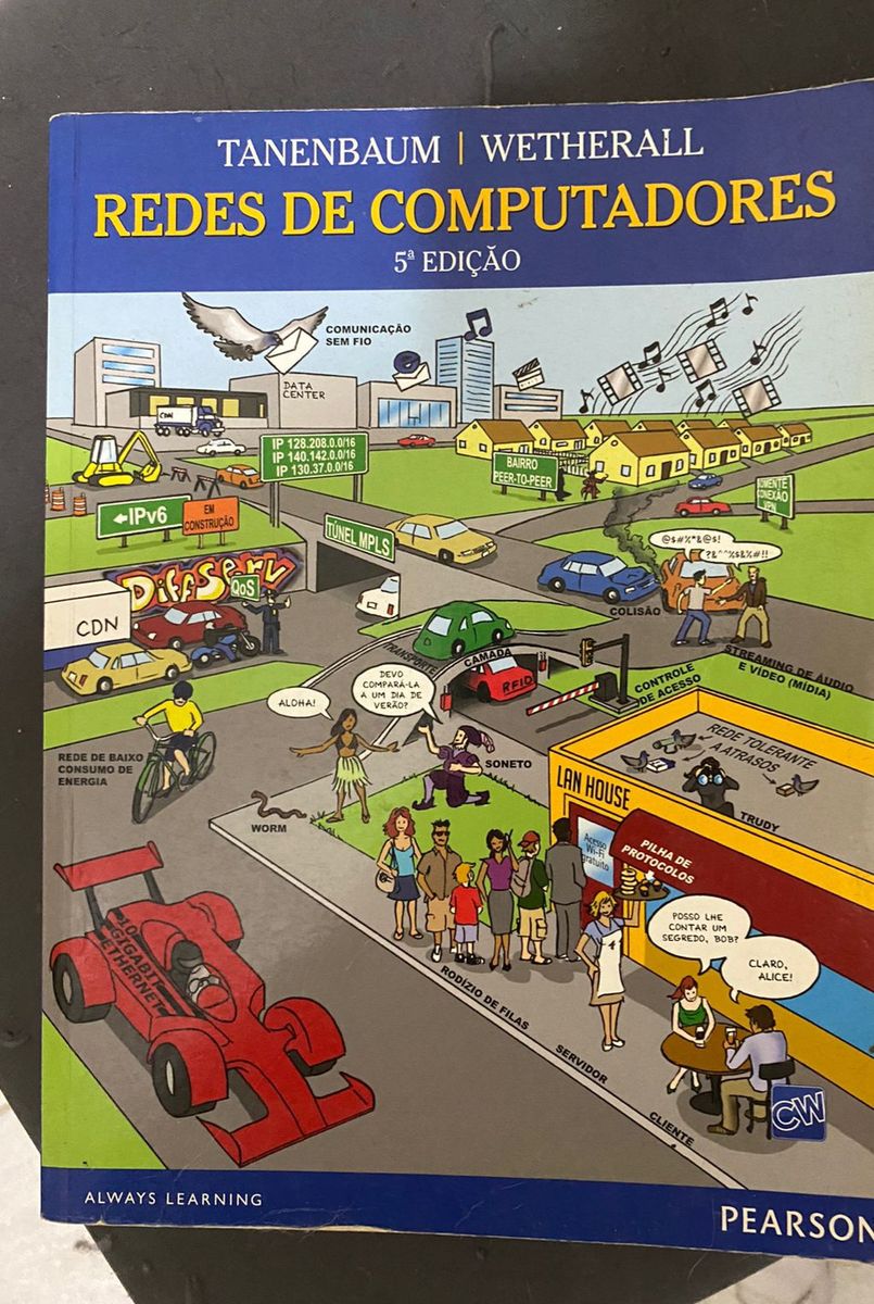 Redes de Computadores Tanenbaum 5ª Edição | Livro Pearson Usado ...