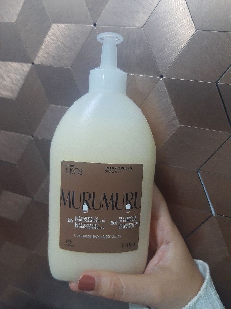 Refil Shampoo Murumuru 300ml Natura Ekos | Cosmético Feminino Natura ...