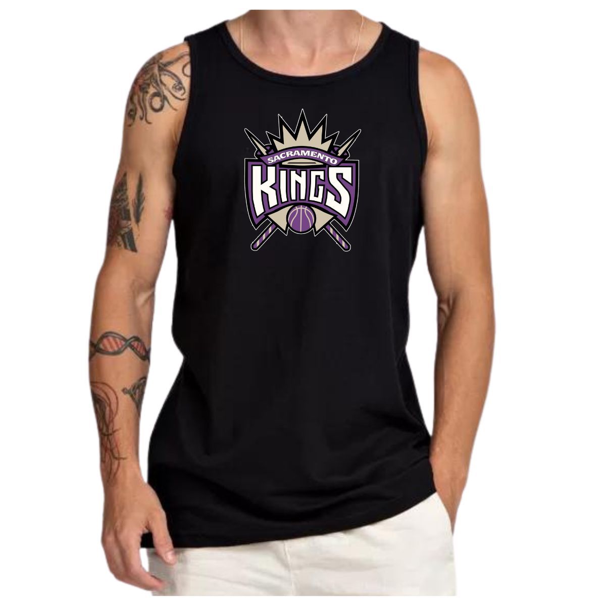 Regata Basquete Sacramento Kings Nba | Camisa Masculina Loja Black ...