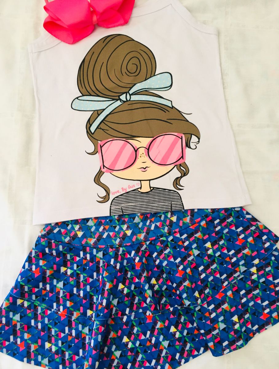 Regatinha 10 Anos By Gus e Saia Have Fun 8 Anos! Veste | Roupa Infantil ...