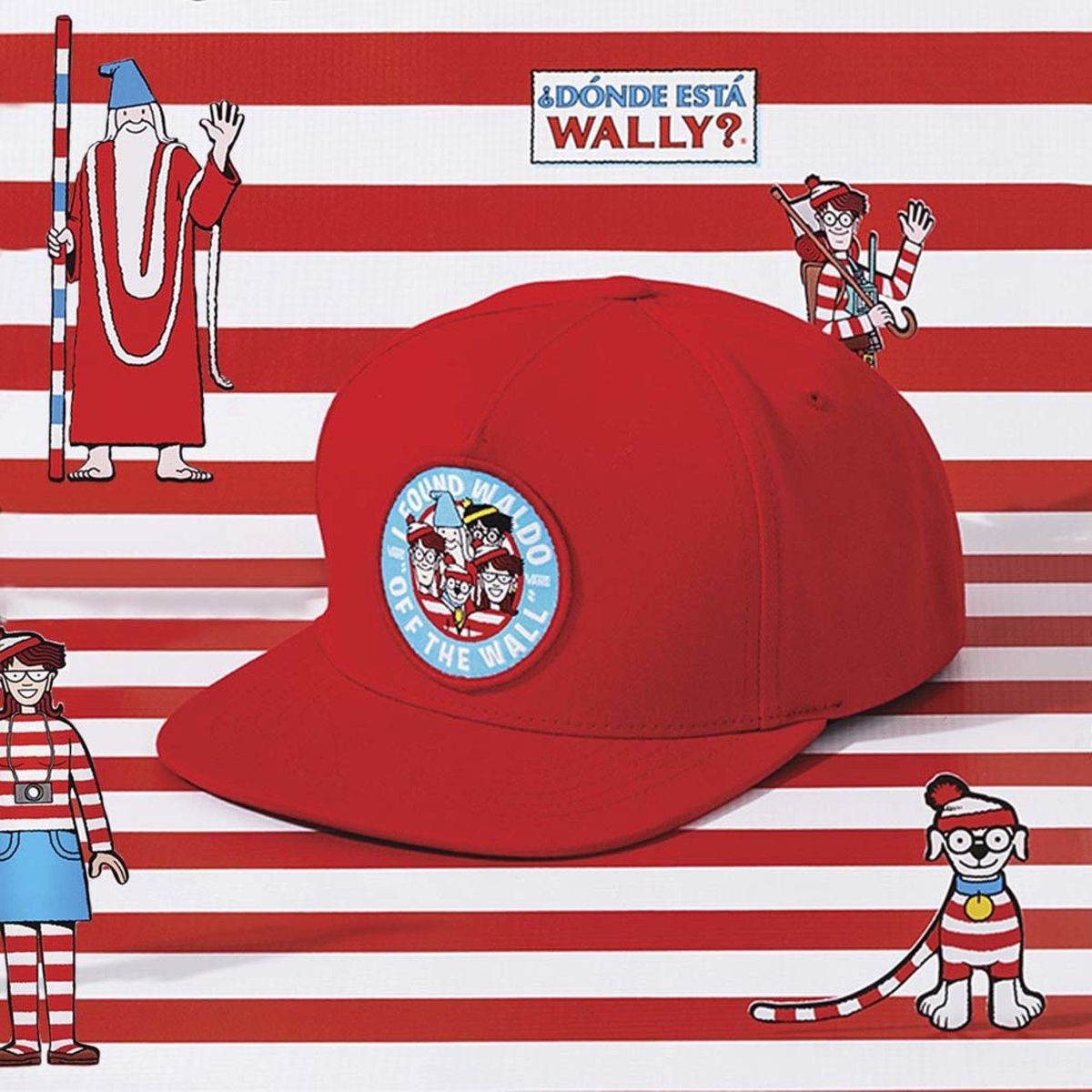 Relíquia! Boné Infantil Vans X Wally - Collab Onde Está Wally 82618243 ...