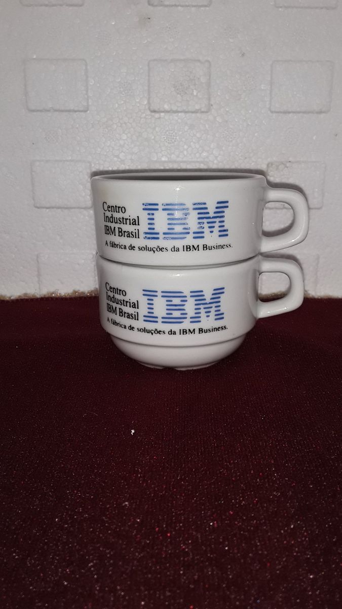 Relíquia! Xícaras de Café da Ibm | Móvel de Antiquário Ibm Usado ...
