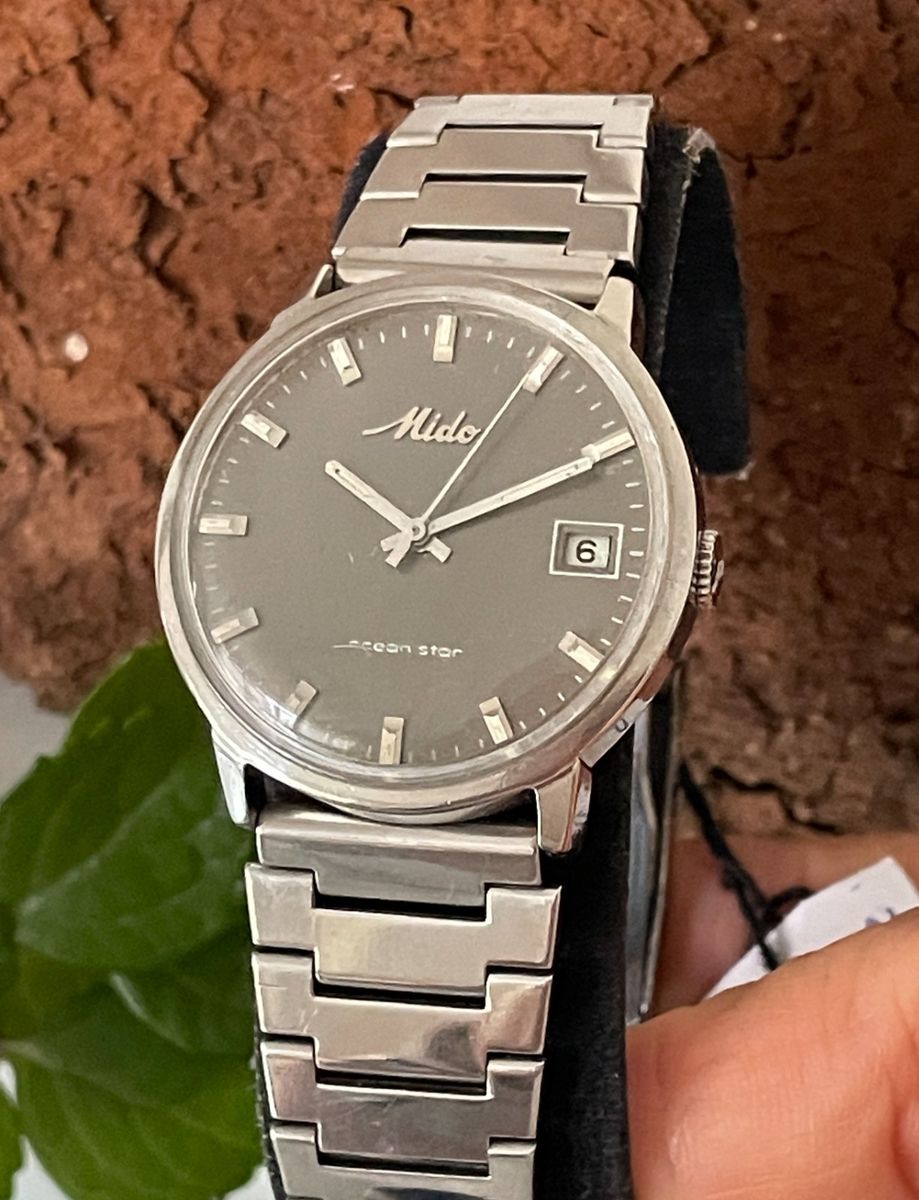 Relógio Automático Mido Ocean Star Coroa e Pulseira Assinada | Relógio ...