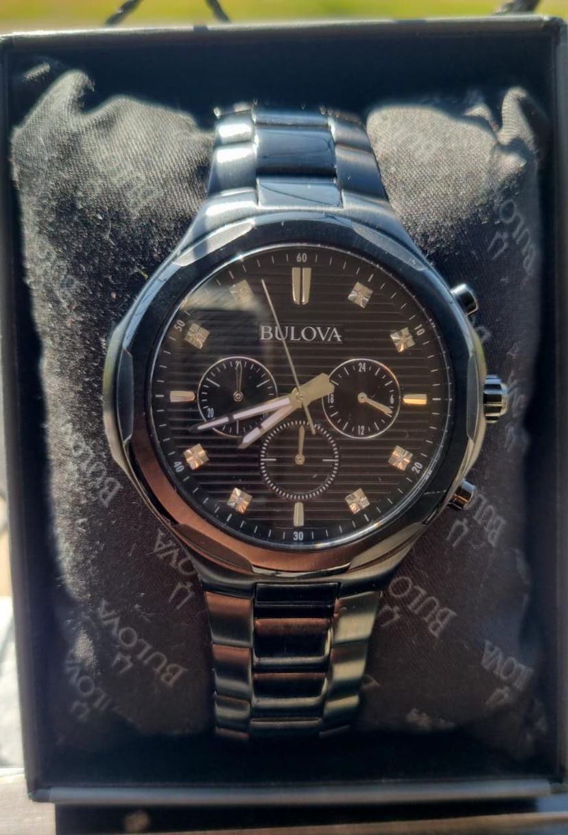 Relógio Bulova Diamond 98d147 - 44mm - Novo - Comprado Nos Estados ...