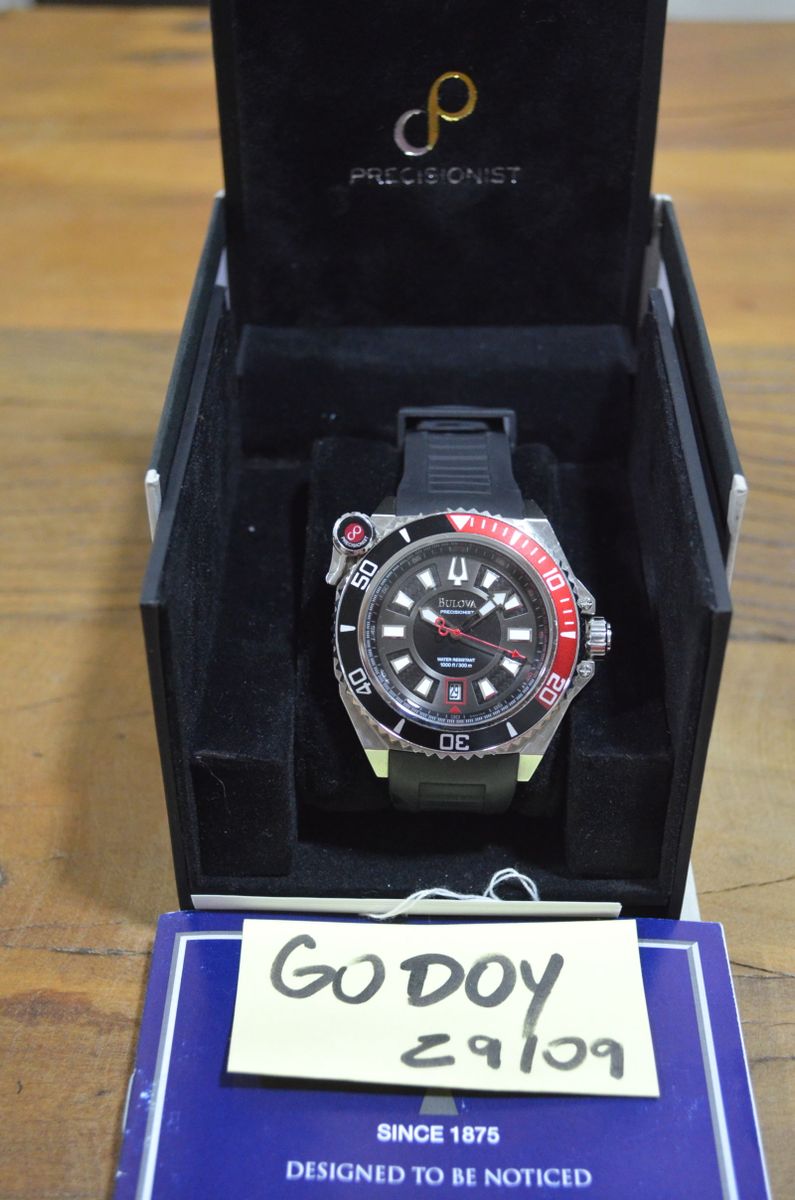 Relógio Bulova Precisionist 98b166 | Relógio Masculino Bulova Usado ...