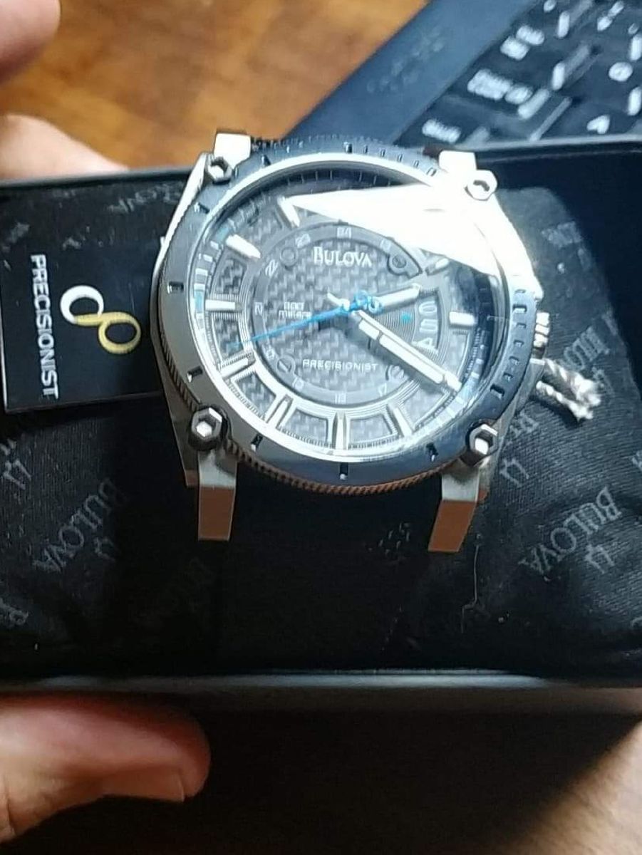 Relógio Bulova Precisionist Titanium | Relógio Masculino Bulova Usado ...